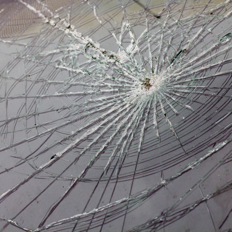 Broken Tempered Glass Closeup Background Of Glass Was Smashed Close Up Stock Image Image Of