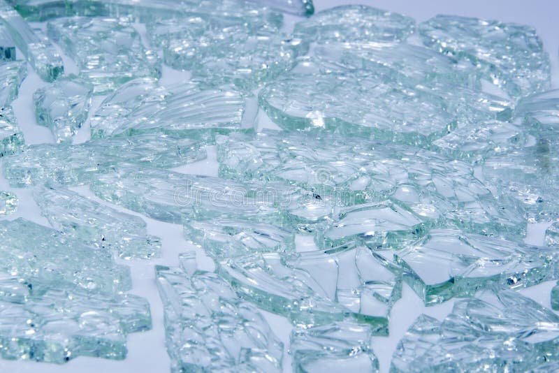 Broken Tempered Glass Closeup , Background of Glass Was Smashed Stock ...