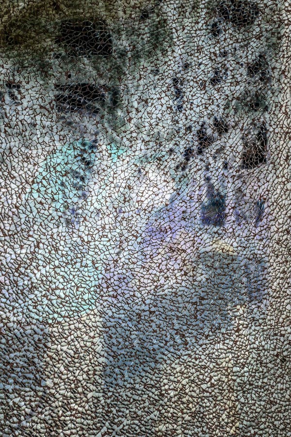 Broken tempered glass stock image. Image of background - 25681341