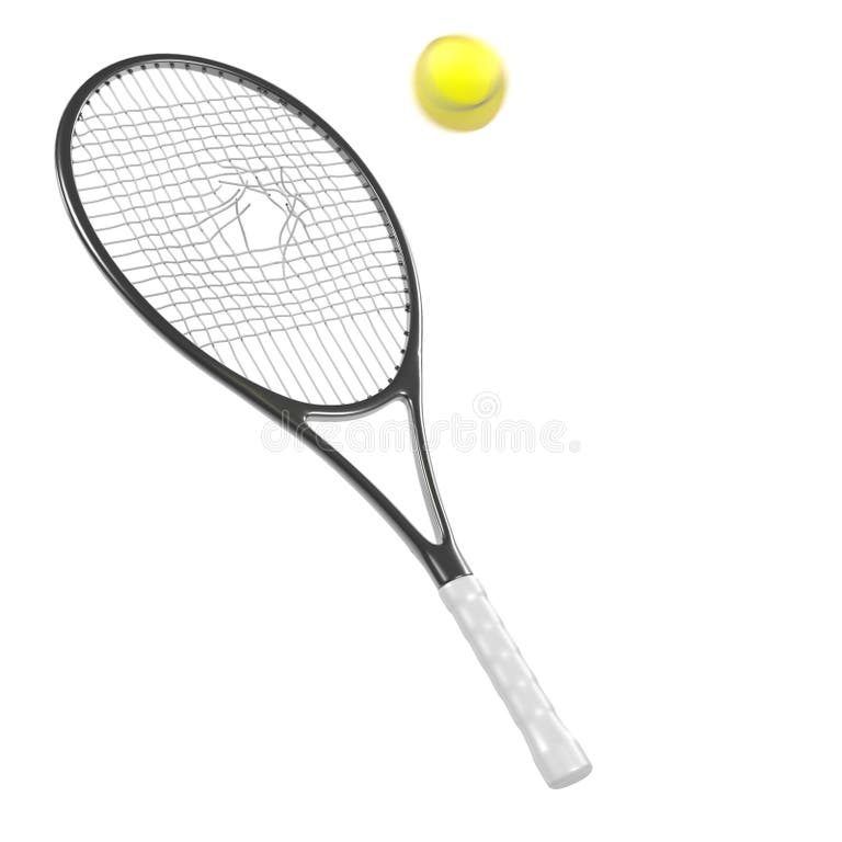Broken Tennis Racket Stock Illustrations – 58 Broken Tennis Racket ...