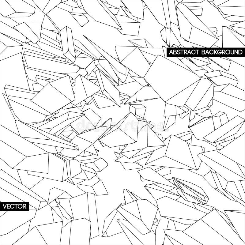 Broken Texture. Abstract Background Stock Vector - Illustration of ...