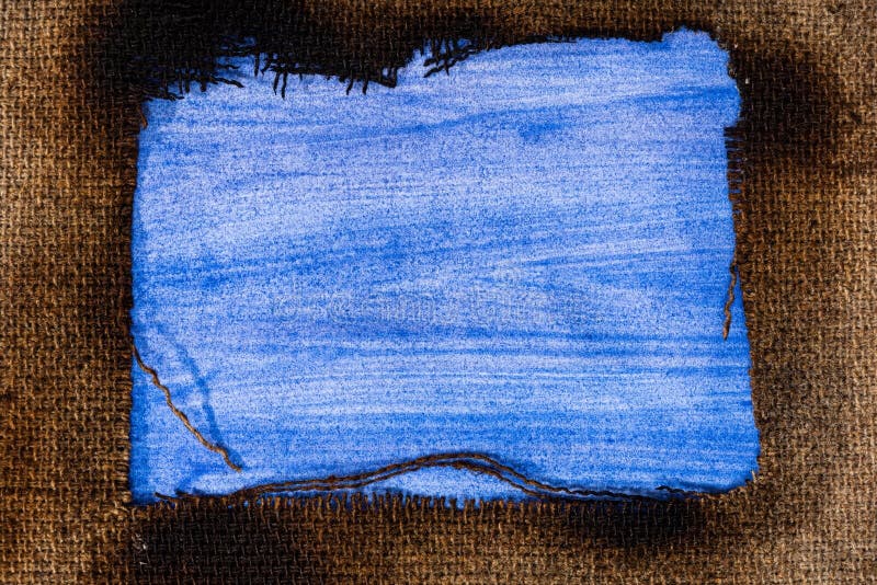 Broken Thread Structure- Burnt Canvas Stock Photo - Image of pattern ...