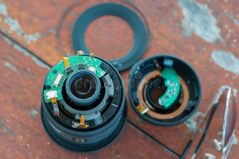 Broken Digital Photo Camera Stock Image - Image of risk, damage: 80835