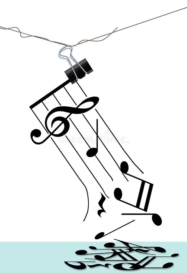 Broken Music Notes Stock Illustrations – 192 Broken Music Notes Stock ...
