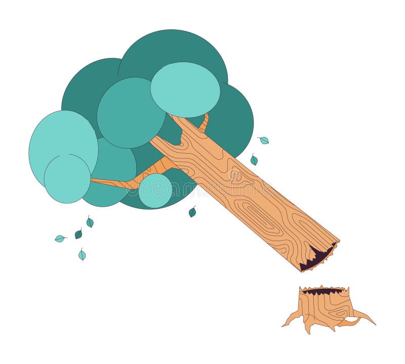 Broken Tree Trunk Stock Illustrations – 731 Broken Tree Trunk Stock ...