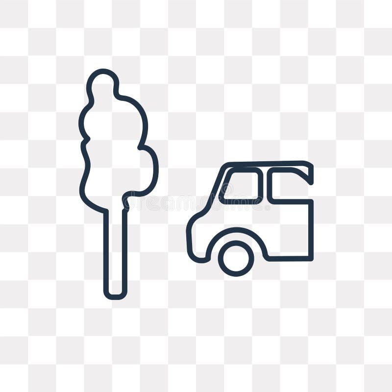 Broken Vector Icon Isolated on Transparent Background, Linear Br Stock ...