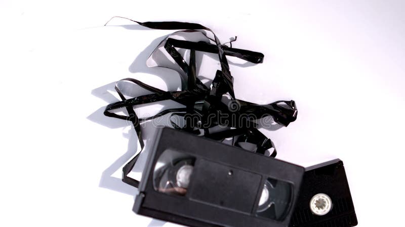 VHS Video Tape Player Inside Stock Footage - Video of function, aged ...