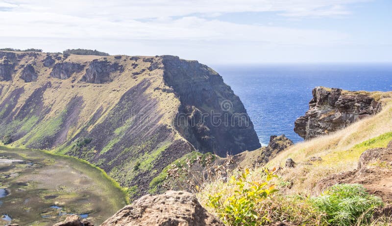 The Broken Volcano stock photo. Image of idyllic, tropical - 85142028