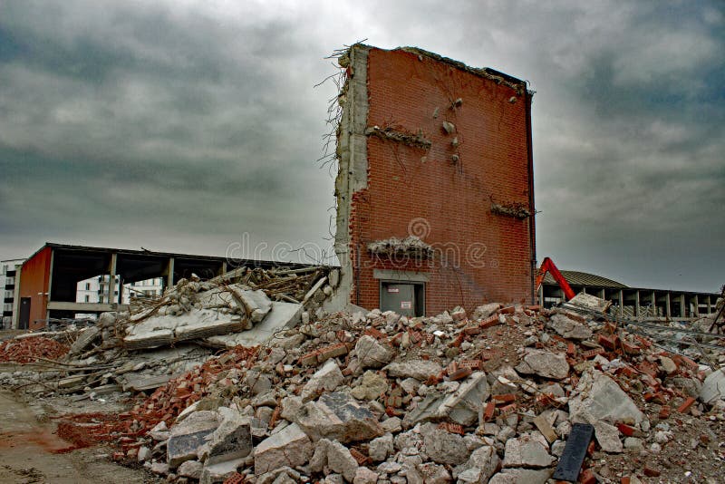 Broken wall stock photo. Image of factory, wall, house - 89517220