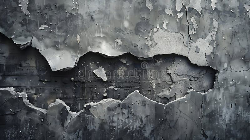 A Broken Wall Texture Background Stock Illustration - Illustration of ...