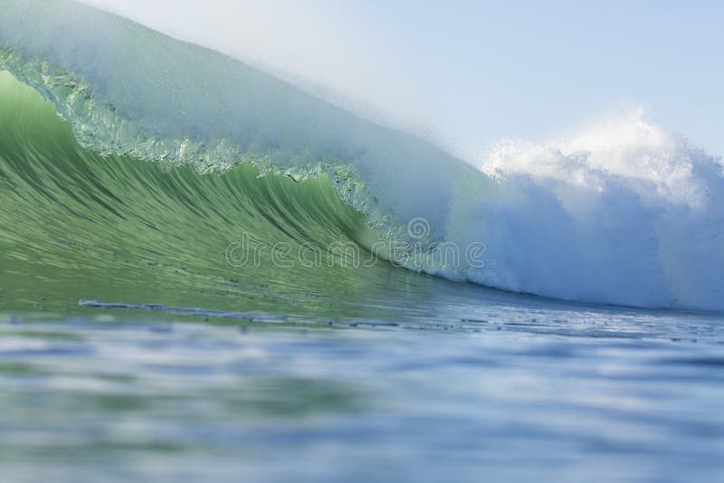 Broken Wave stock photo. Image of ocean, impact, caught - 76309910