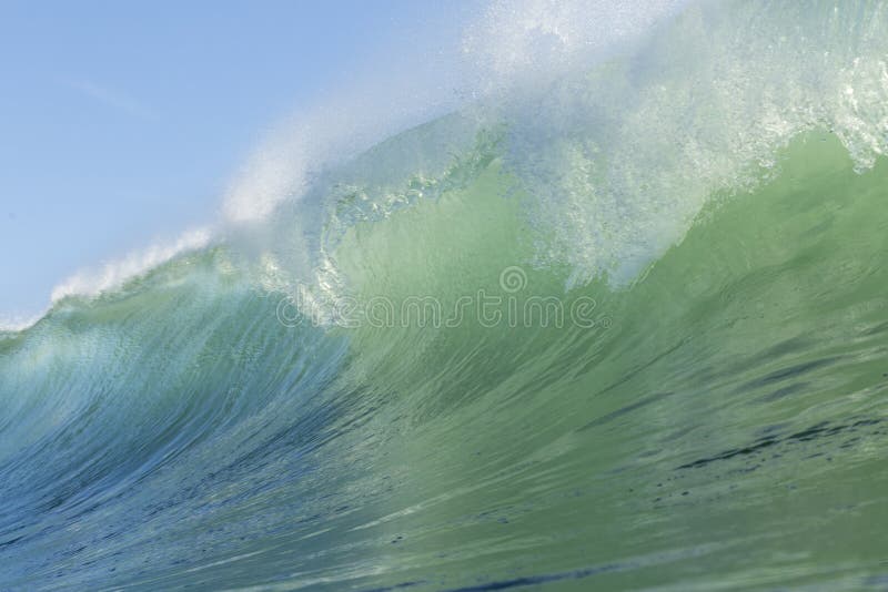 Broken Wave stock photo. Image of ocean, impact, caught - 76309910