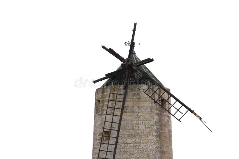 Broken windmill stock photo. Image of destructive, countryside - 8526924