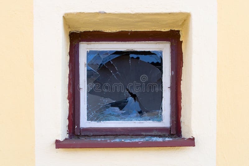 Broken window stock photo. Image of destroyed, blasted - 19446094
