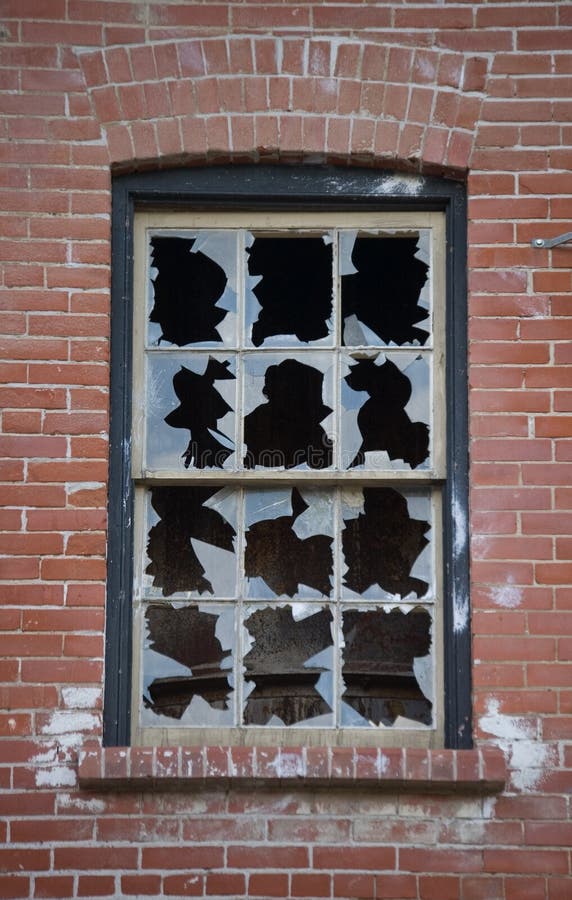 Broken window stock photo. Image of broken, house, abstract - 5771244