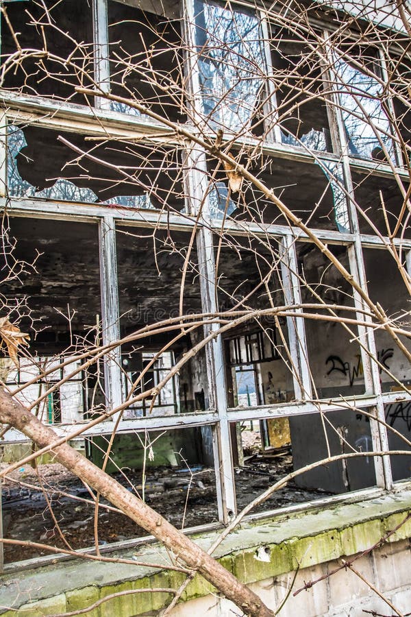 Broken window stock image. Image of grunge, furniture - 139863363