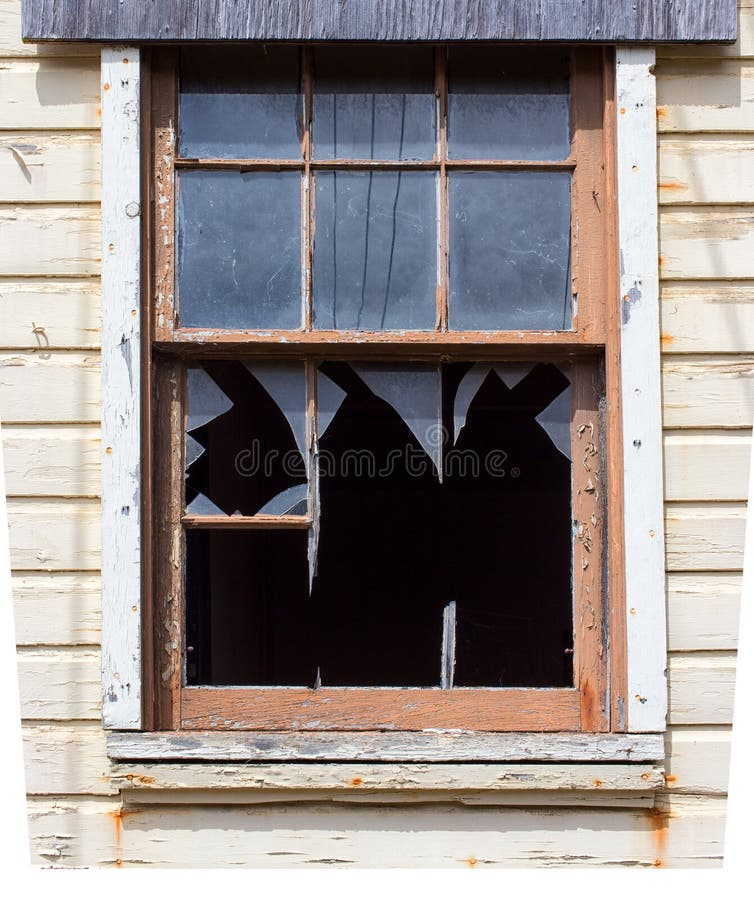 Broken window stock photo. Image of destroyed, glass - 16186730