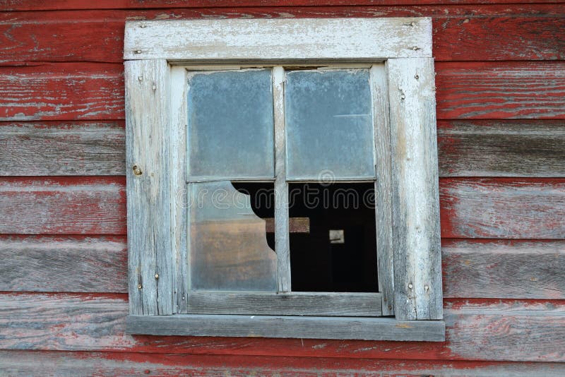 Broken window on barn stock image. Image of window, broke - 47406713