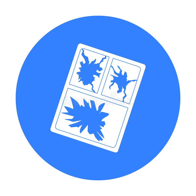 Broken Window Icon in Cartoon Style Isolated on White Background. Trash ...