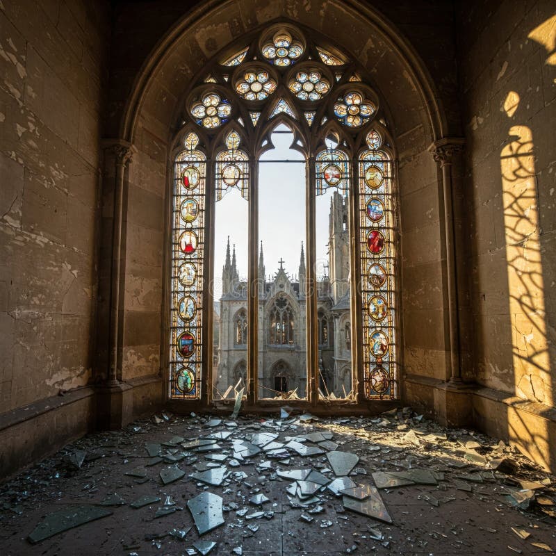 Shattered Church Window Stock Photos - Free & Royalty-Free Stock Photos ...