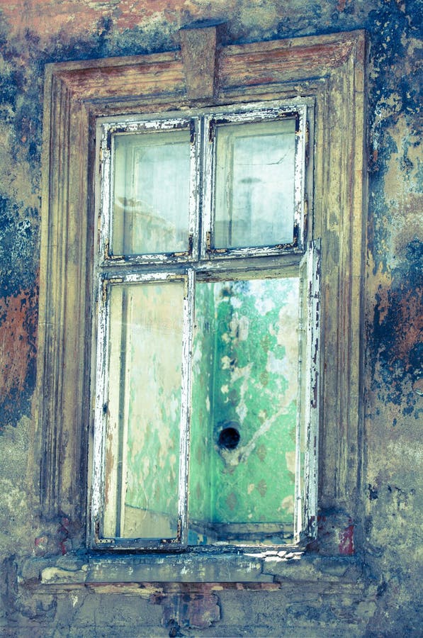 Broken window stock image. Image of facade, window, exterior - 41654235