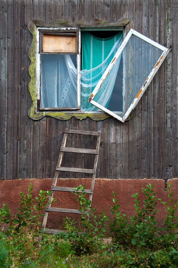 Broken window stock image. Image of ancient, glass, broken - 42847719