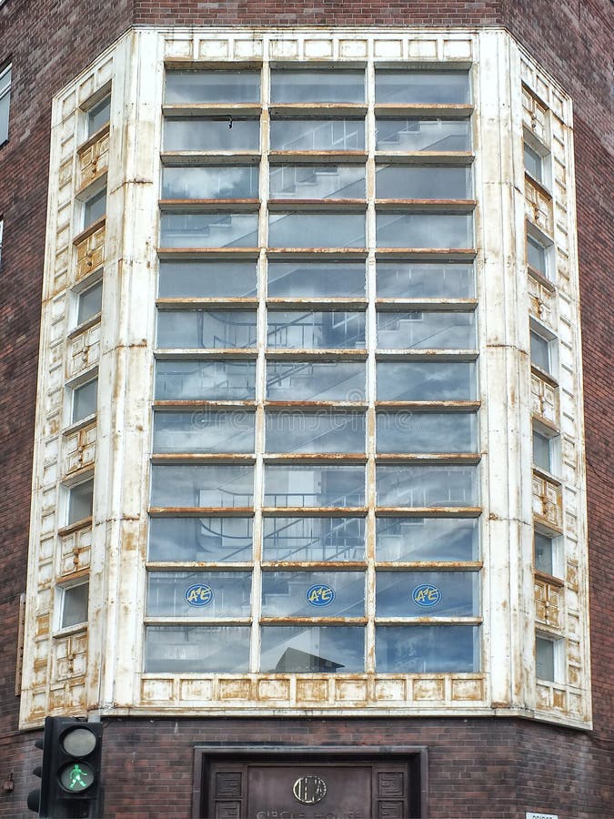 Broken Windows in an Abandoned Building Stock Image - Image of windows ...