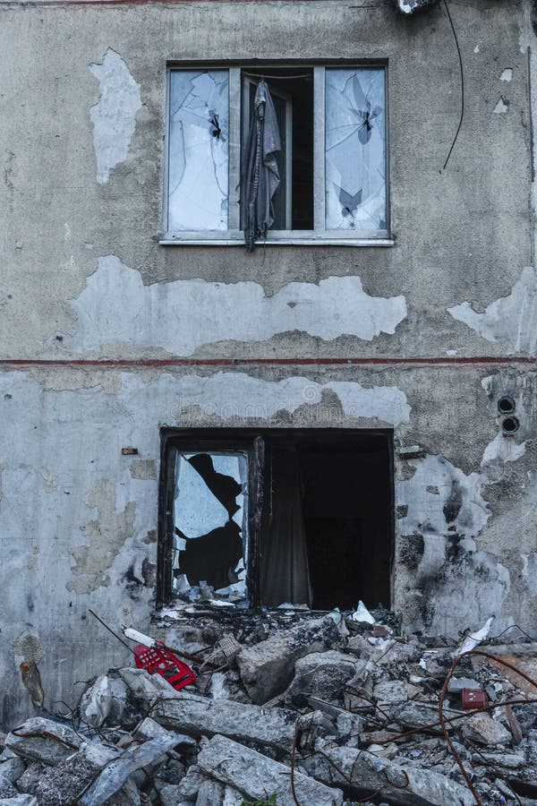 Old Broken Windows on the Castle or Mansion Editorial Photo - Image of ...