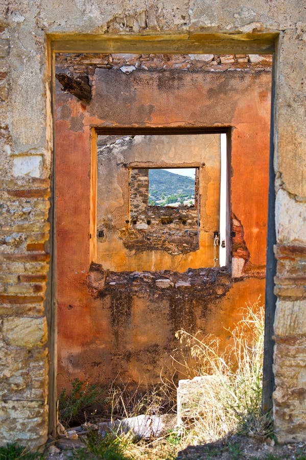 Broken windows stock photo. Image of grain, broke, brick - 60984142