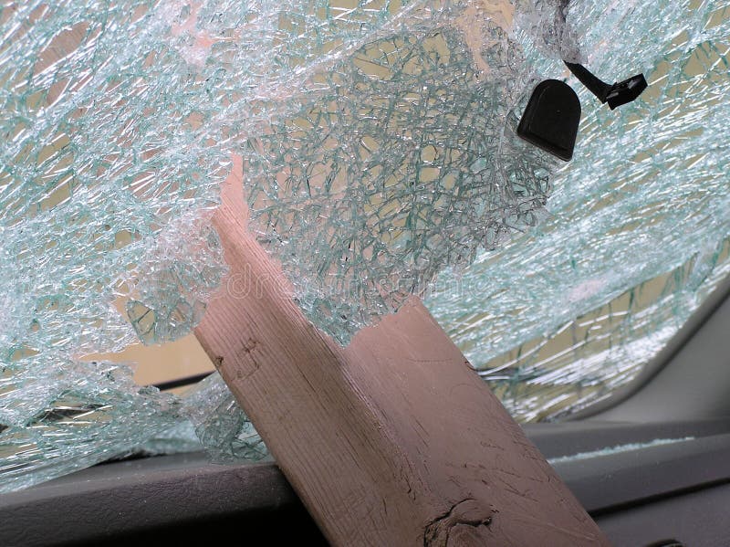 Broken Windshield stock photo. Image of broken, insured - 486440