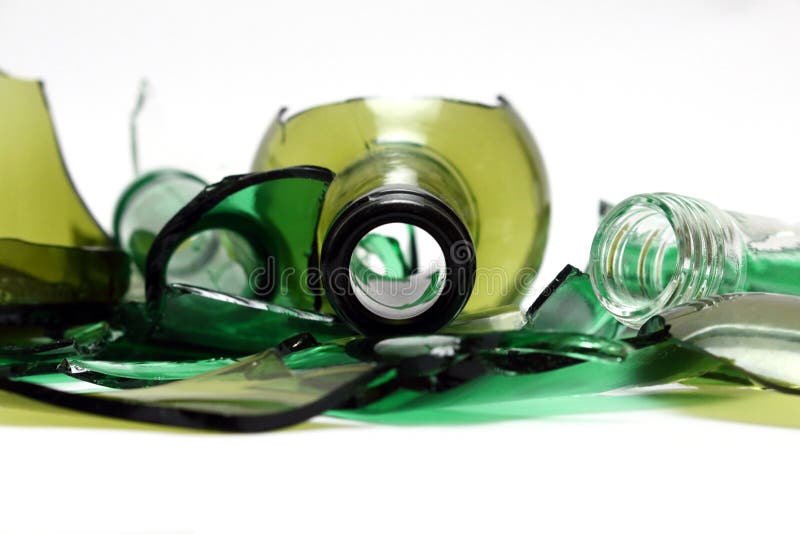 Broken Wine Glass Bottle