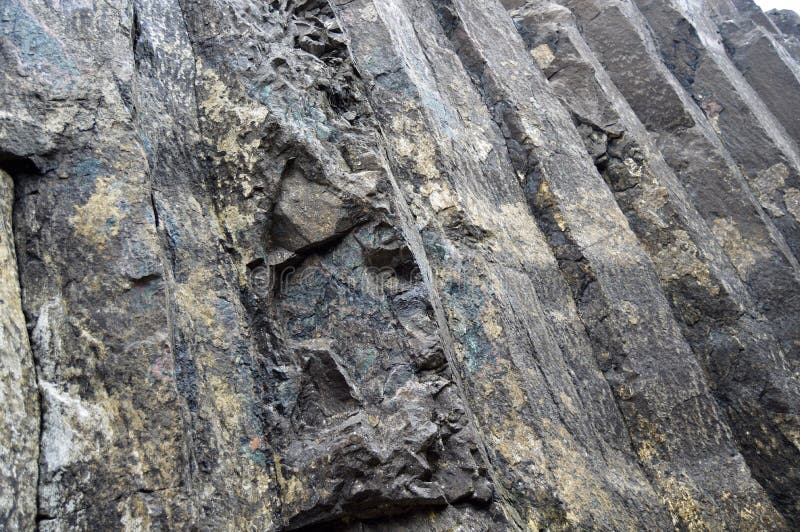 Broken rock textures stock photo. Image of floor, brown - 135728652