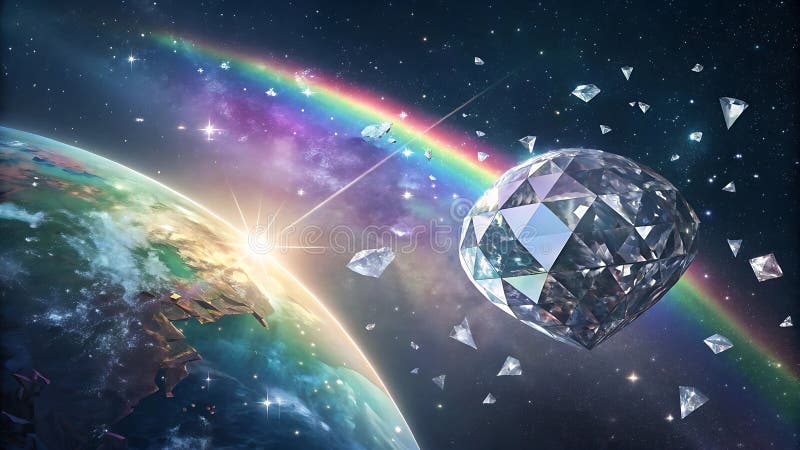 A Broken World Globe with Scattered Fragments, a Shattered Globe with ...