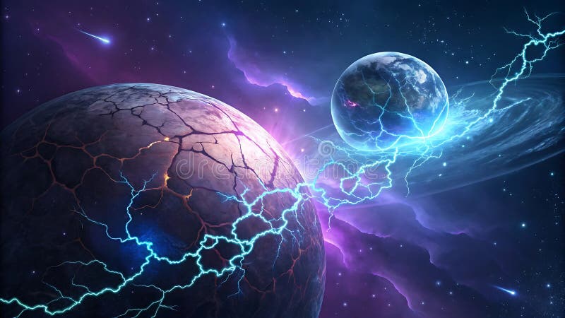 A Broken World Globe with Scattered Fragments, a Shattered Globe with ...