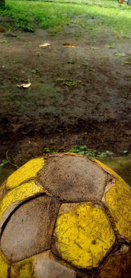 Broken and Worn Soccer Ball Stock Photo - Image of ball, worn: 257886082