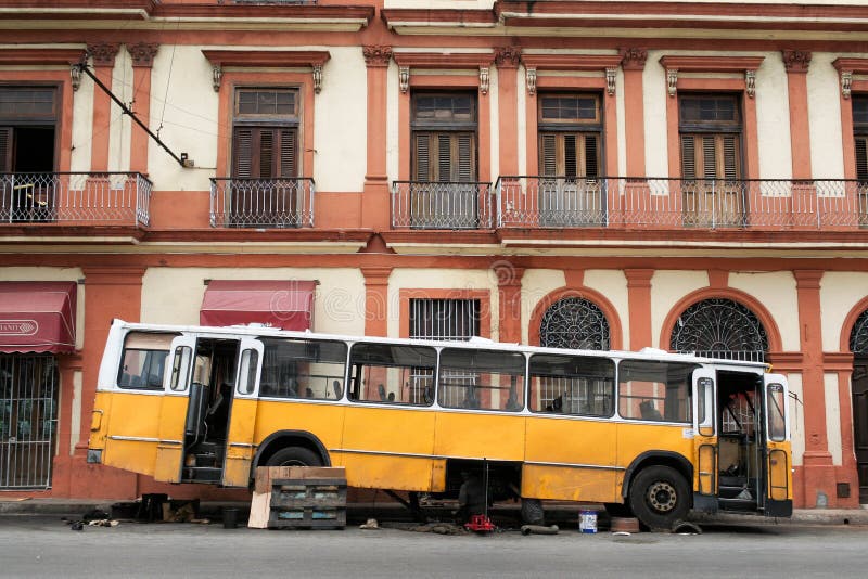Old broken bus stock image. Image of open, coach, handle - 1334351