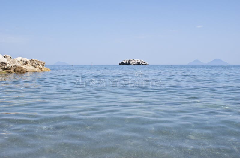 Brolo Beach, Messina, Sicily Stock Photo - Image of eolie, island: 26814282