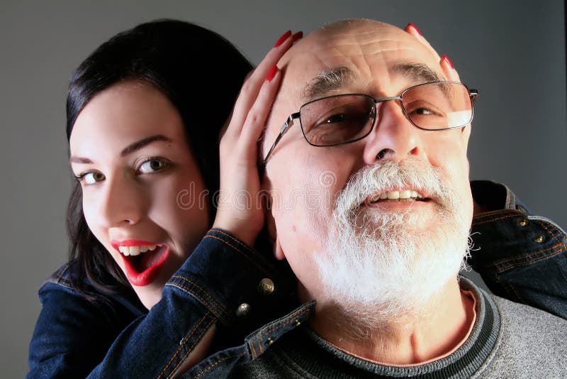 Broma foto de archivo. Imagen de amistad, abuelo, amoroso - 4850262