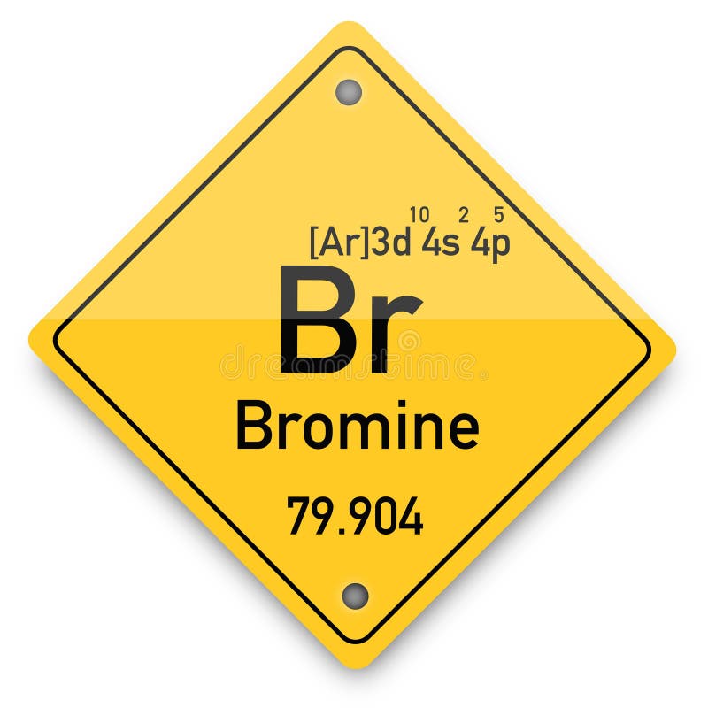 Bromine Periodic Table of the Elements Vector Stock Vector ...