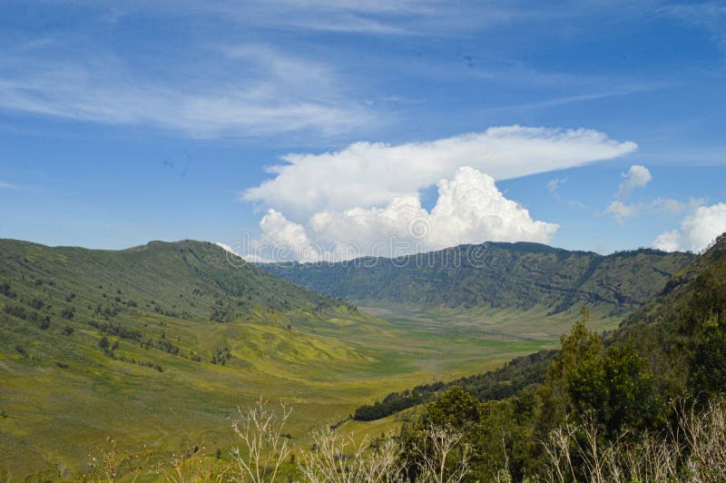 Bromo High Land Area in Malang East Java Indonesia Stock Photo - Image ...