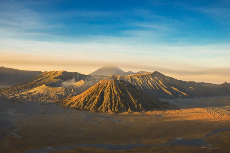 Bromo Mountain at Morning stock photo. Image of badlands - 209471830