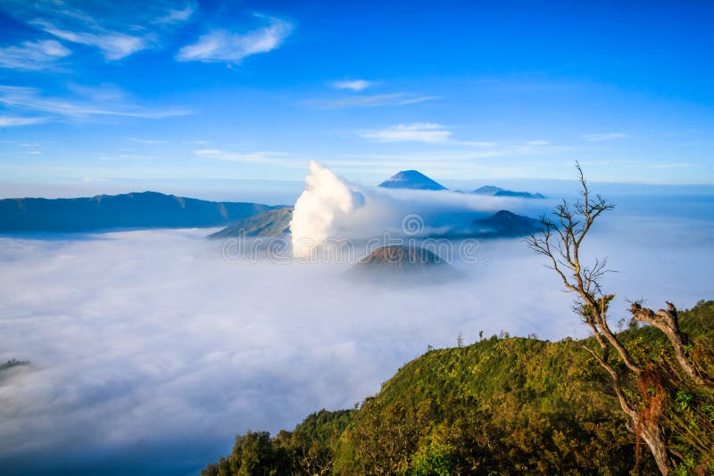 Bromo Mountain stock photo. Image of landscape, travel - 93710752