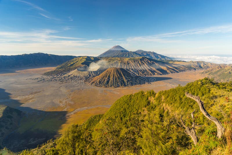 Bromo Mountain View from the Top Stock Image - Image of batok, morning ...