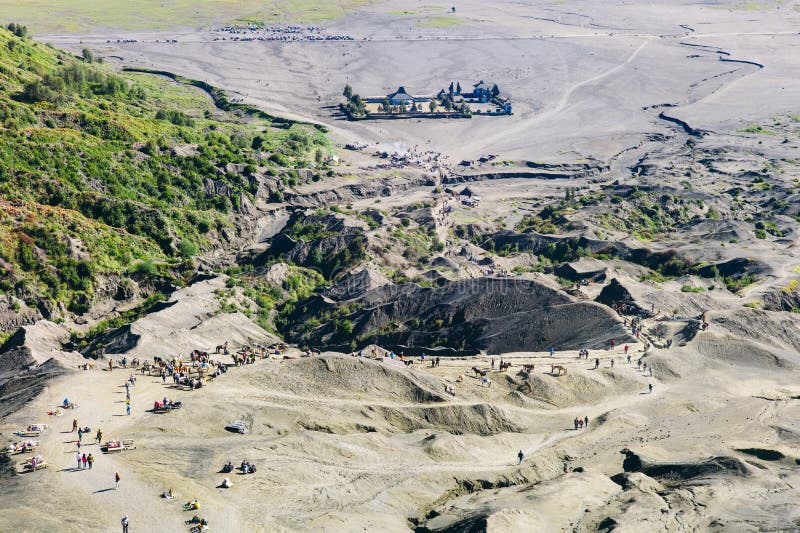 Bromo moutain top view stock photo. Image of mountain - 43288704