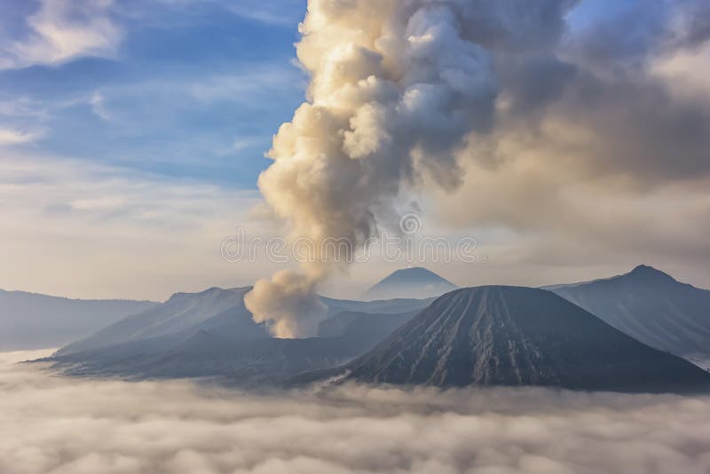 Bromo national park stock image. Image of nature, morning - 232603561