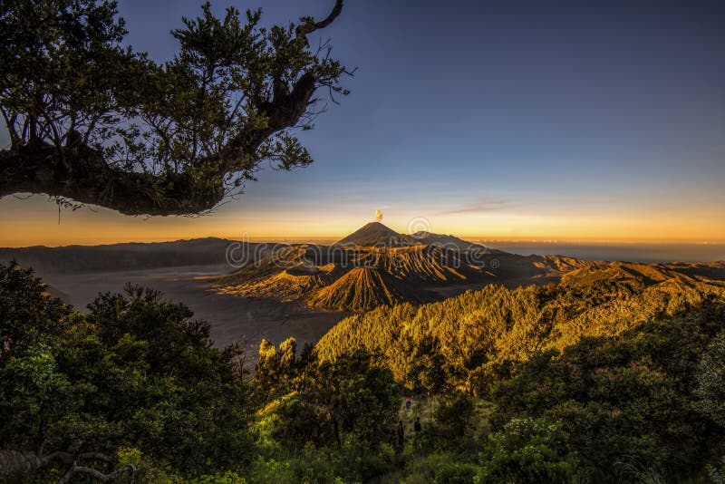 Bromo Tengger Semeru Eat Java Indonesia Stock Photo - Image of sunrise ...