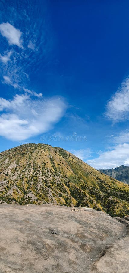 Bromo Valley in Indonesian Mountain East Java. Stock Image - Image of ...