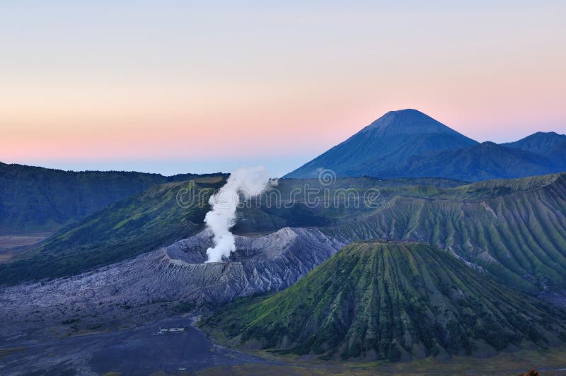 Bromo Volcano stock photo. Image of scenic, morning, view - 19194466