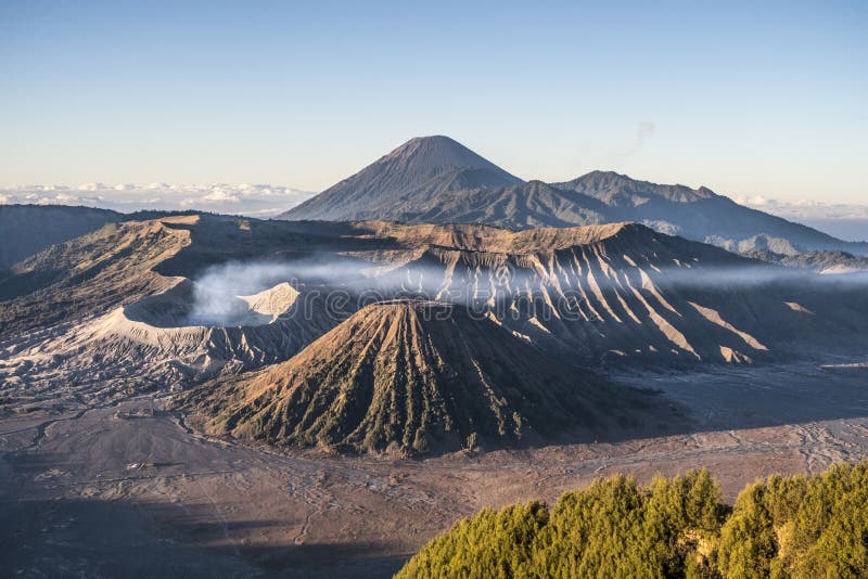 Bromo Volcano at Java, Indonesia Stock Photo - Image of smoke, java ...