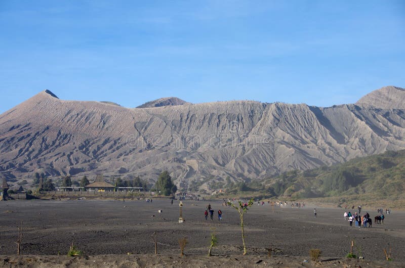 The Bromo Volcano on the Java Island in Indonesia Stock Image - Image ...